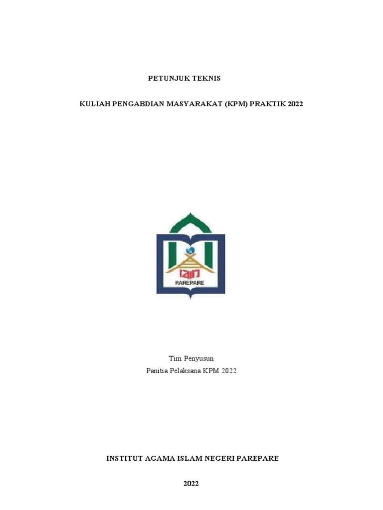 Juknis KPM Iain Parepare 2022 | PDF | Karier & Perkembangan Juknis KPM Iain Parepare 2022 | PDF | Karier & Perkembangan