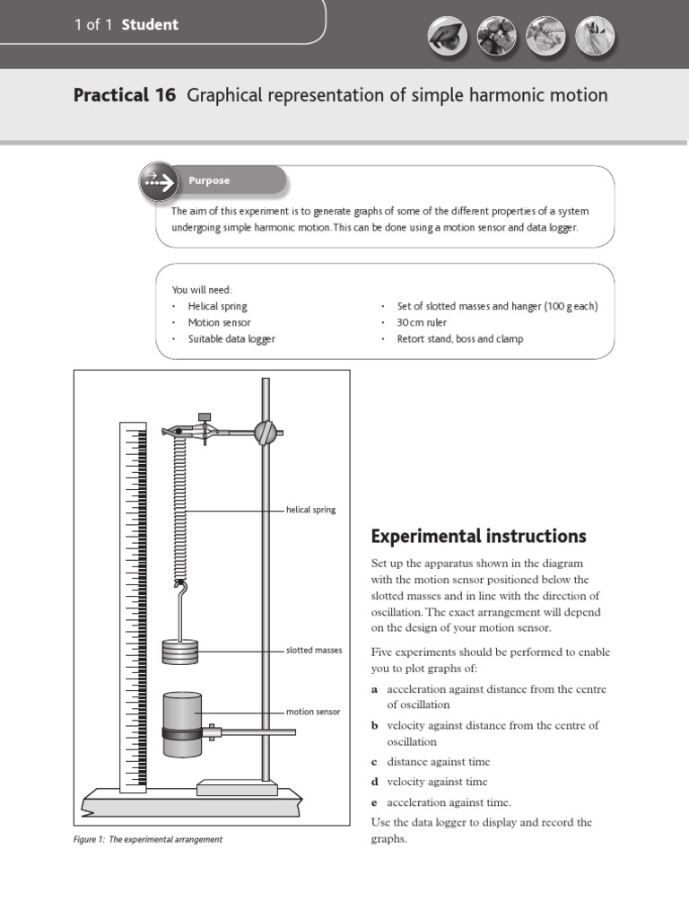Graphical Representation of SHM | PDF | Acceleration | Classical Mechanics