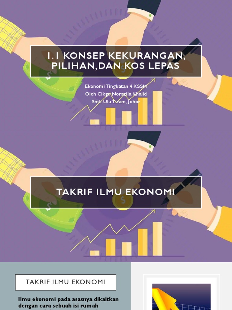 Ekono1 1 Konsep, Pilihan, Dan Kos Lepas | PDF