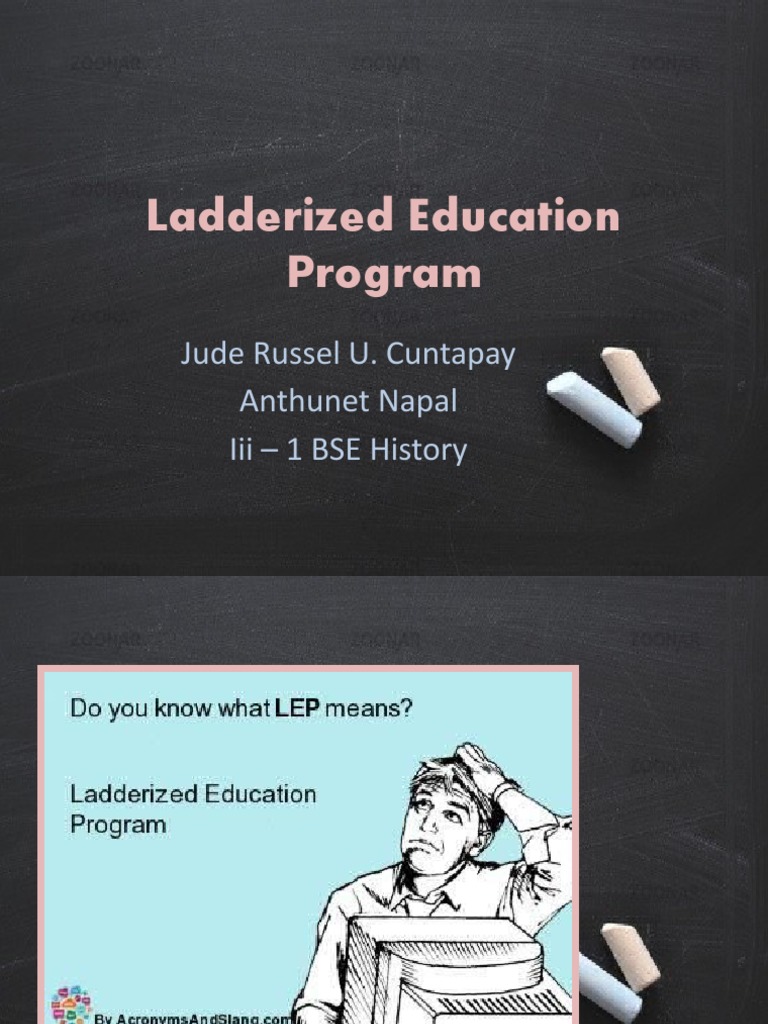 Ladderized Education Program | PDF | Vocational Education | Academic Degree