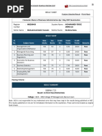 MBA Marksheet | PDF | Computing | Business