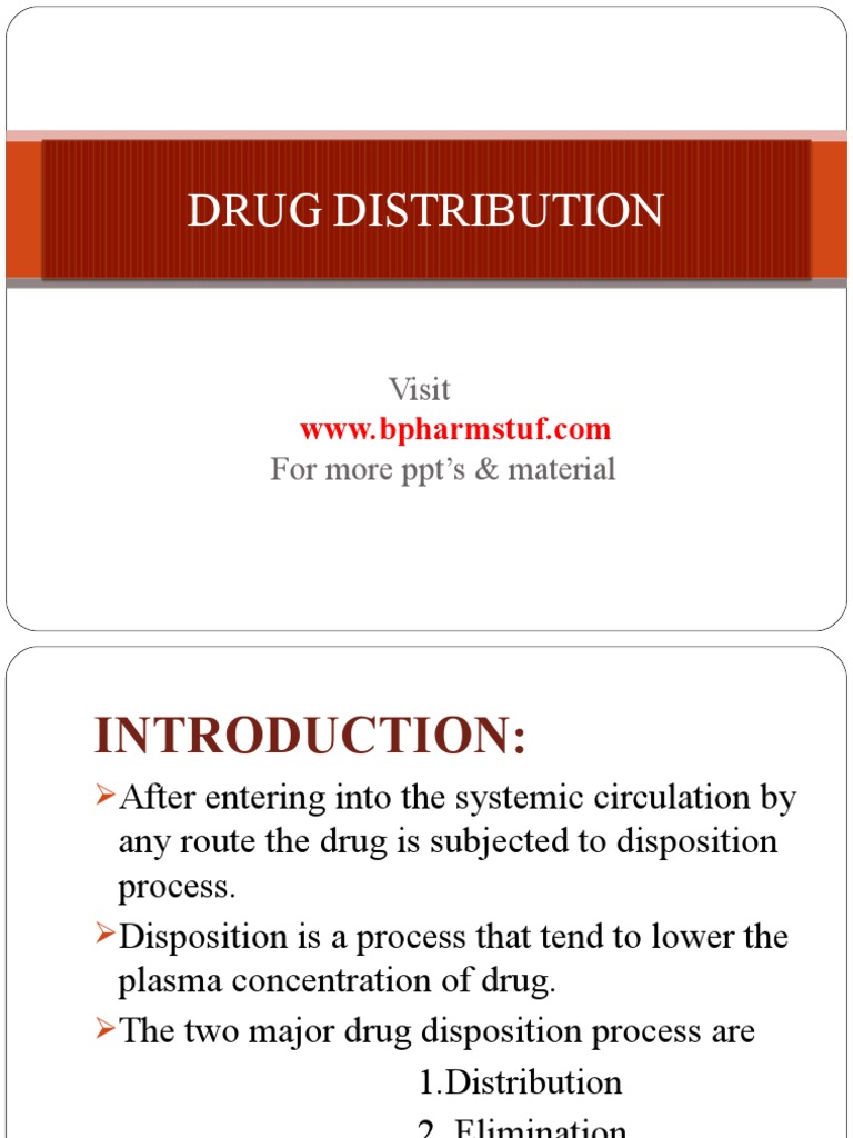Drug Distribution
