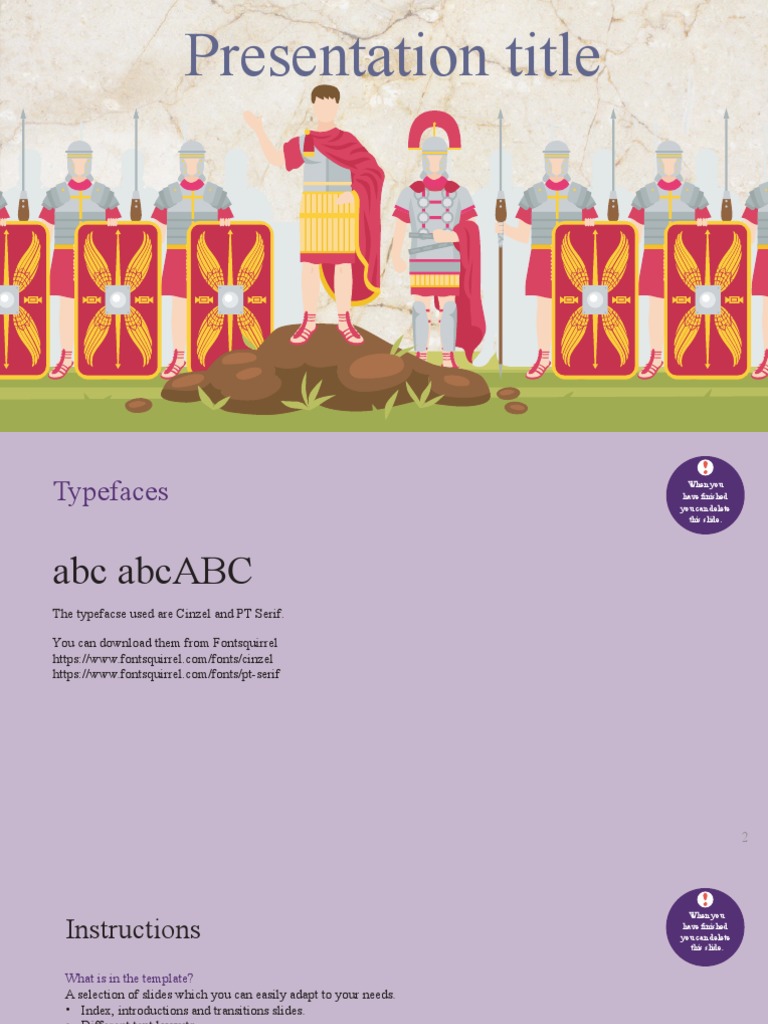 Ancient Rome - SlidesforEducation | PDF | Infographics | Communication ...