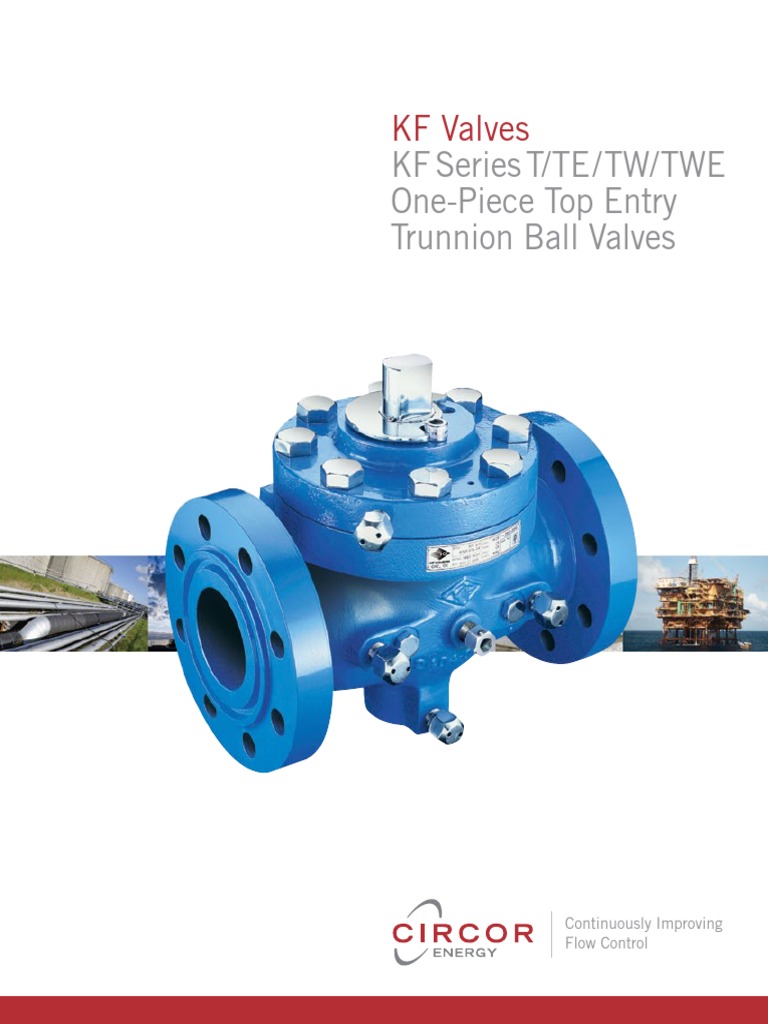 KF Series T Top Entry Ball Valve Catalog | PDF