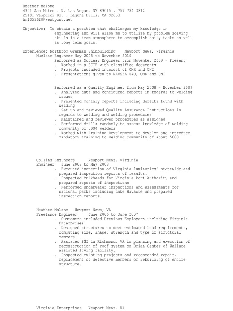 Mechanical Engineer | PDF | Specification (Technical Standard ...