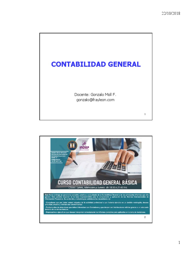 Contabilidad General | PDF | Contabilidad | Estado financiero