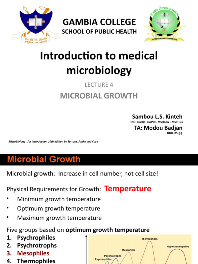 Lecture - 4 - Microbial Growth | PDF | Growth Medium | Bacteria