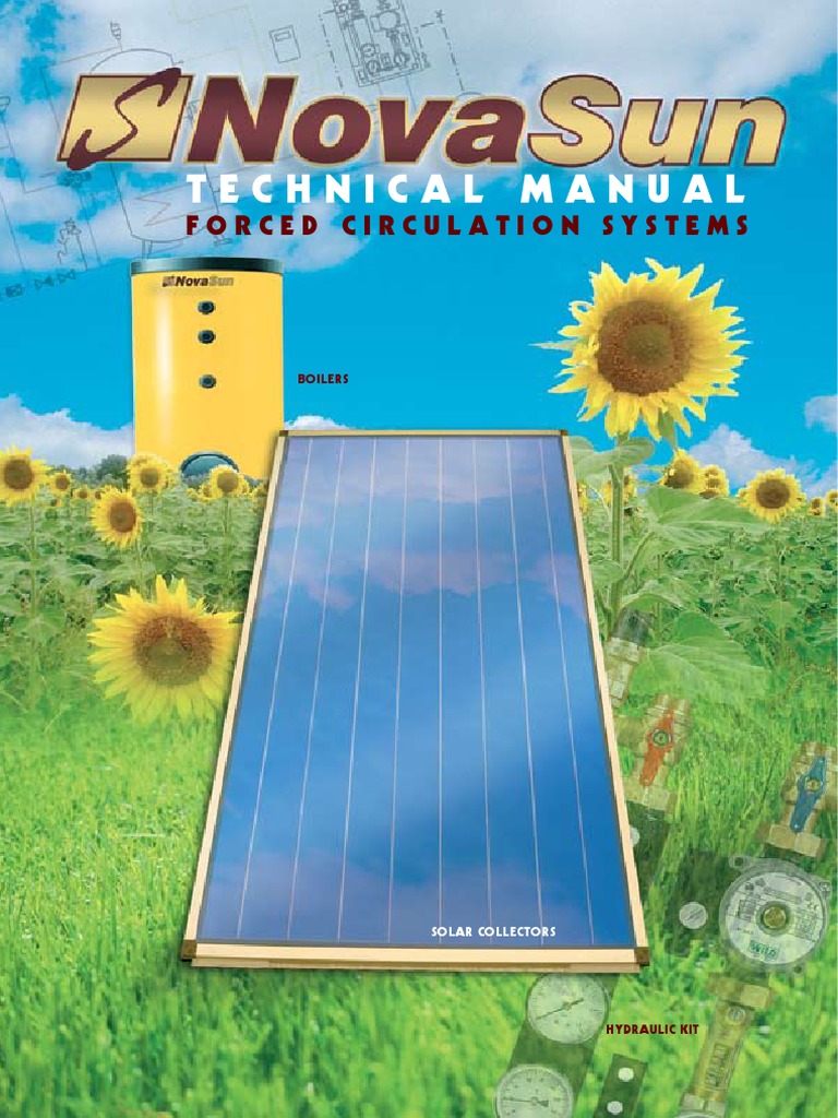 Technical Manual: Forced Circulation Systems | PDF | Valve | Solar Energy