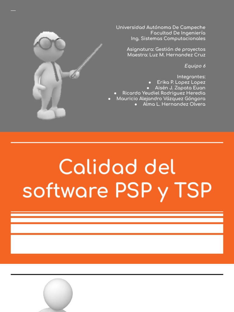 Calidad Del Software PSP Y TPS | PDF | Crecimiento personal y ...