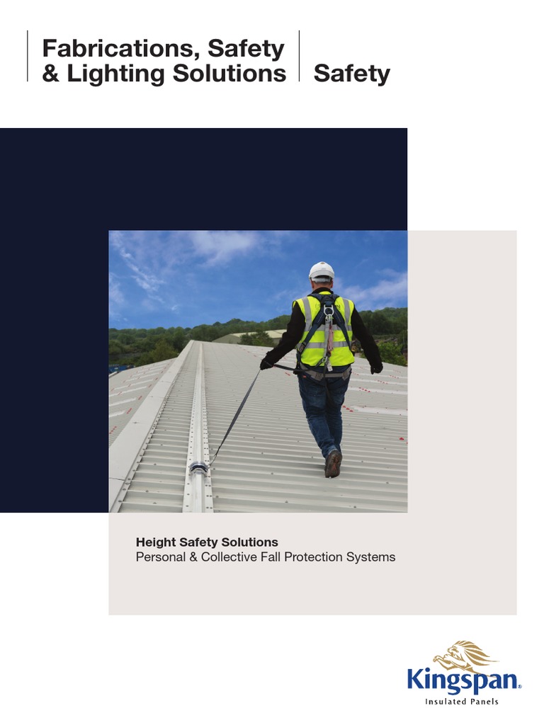 Fall Protection Systems - Brochure | PDF | Roof | Economic Sectors