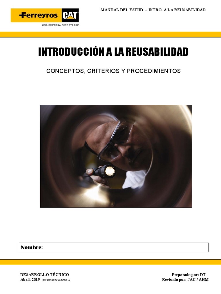 MANUAL DEL ESTUDIANTE Introduccion A La Reusabilidad | PDF | Engranaje ...