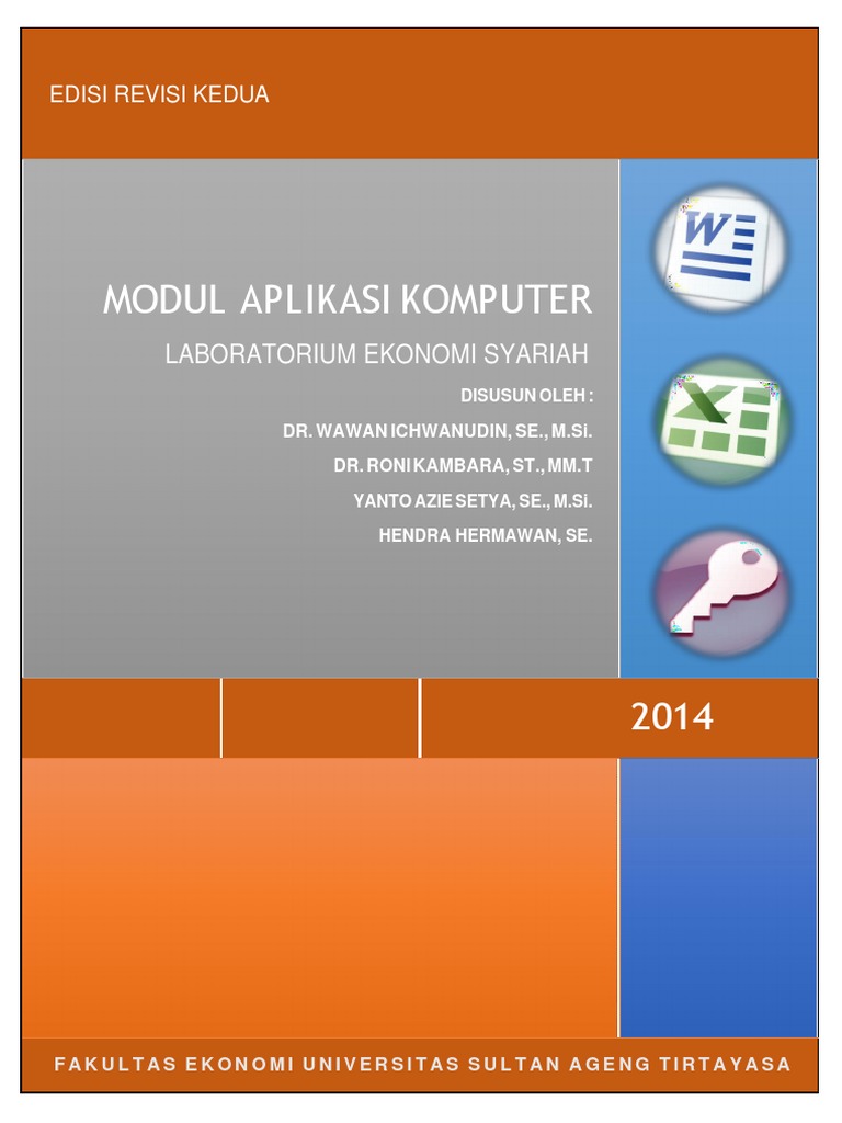 Modul Aplikasi Komputer 568 | PDF | Bisnis | Komputer