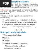 Biostatistics Lecture | PDF | Descriptive Statistics | Biostatistics