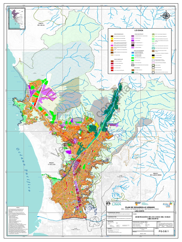 PDU LIMA NORTE ZONIFICACION | PDF