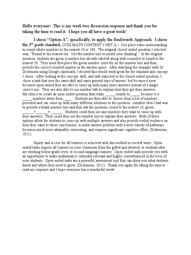 Open-Ended Math Tasks for 3rd Grade | PDF | Learning | Gifted Education