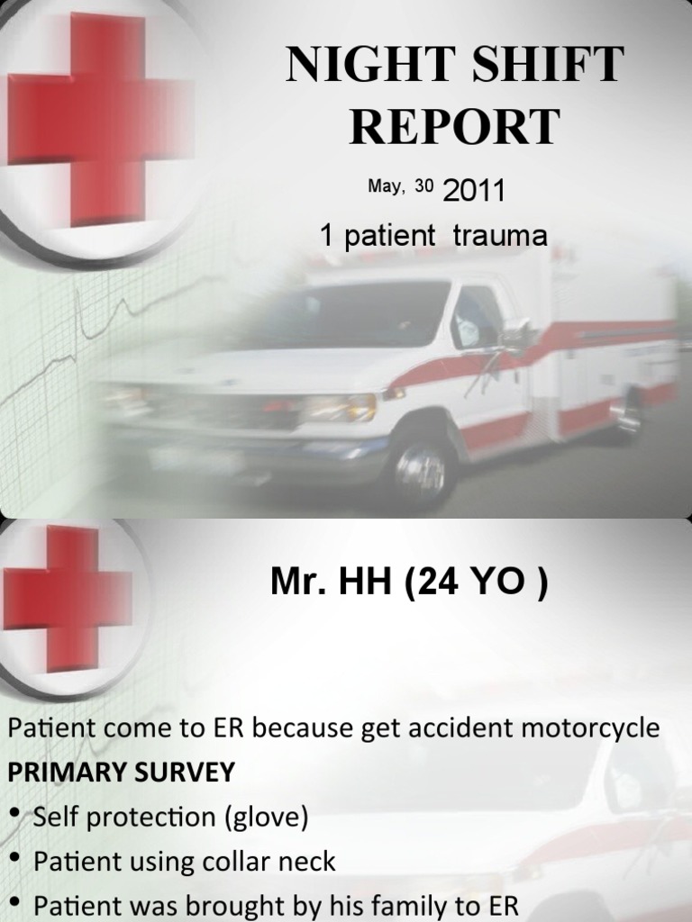 Night Shift: 2011 1 Patient Trauma | PDF | Thorax | Diseases And Disorders