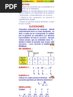 Fórmulas del Término N-ésimo | PDF | Secuencia | Función (Matemáticas)