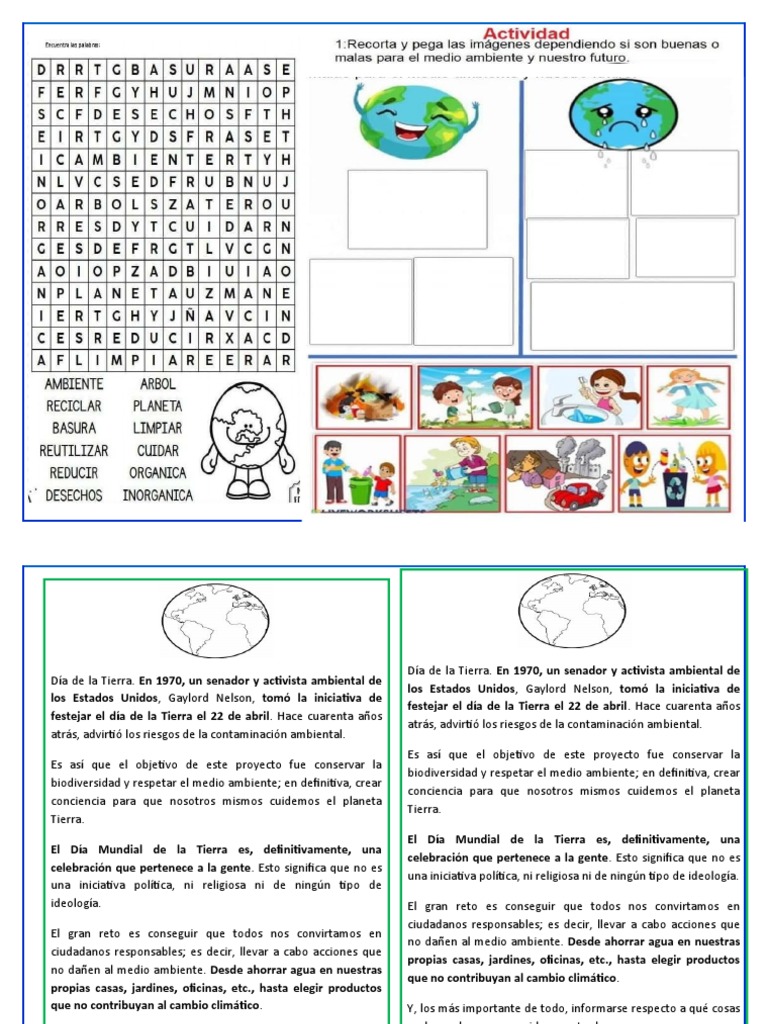 Ficha Planeta Tierra | PDF | Ciencias de la Tierra | Naturaleza