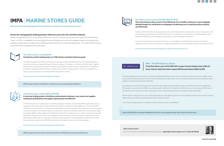 Impa Marine Stores Guide: Marine Stores Guide Pdf – NMXBLO