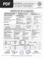 Calibration Certificate Template | PDF