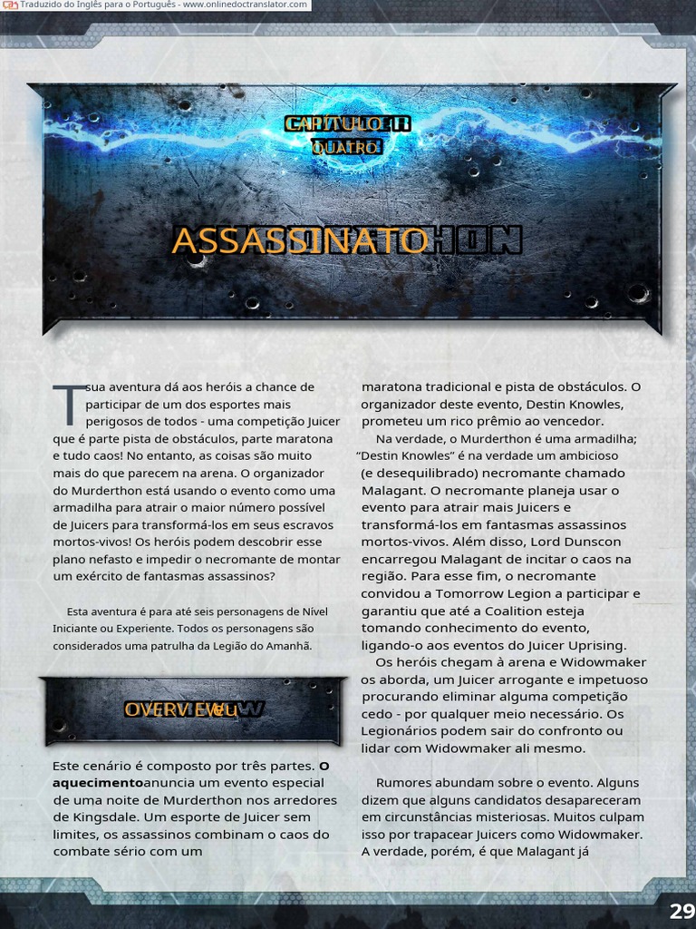SWADE - RIFTS - Tomorrow Legion Field Manual (031-048) .En - PT | PDF ...