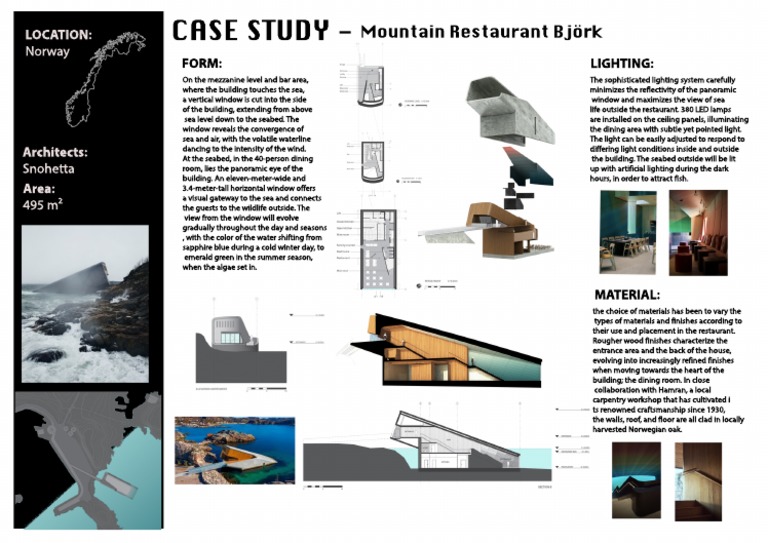 Case Study - : Mountain Restaurant Björk | PDF