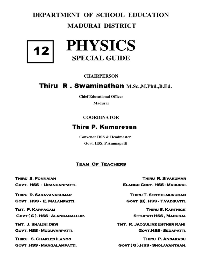 +2 Physics English Medium | PDF | Electrical Resistivity And Conductivity | Capacitor