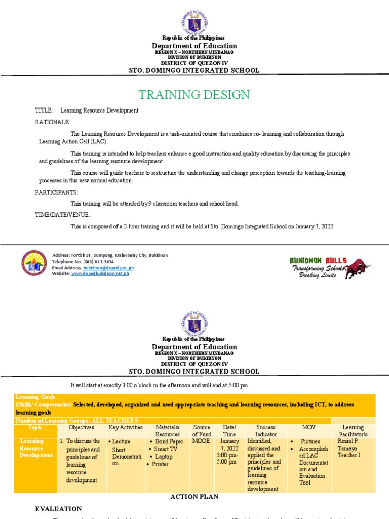 Learning Resource Development | PDF | Learning | Educational Technology