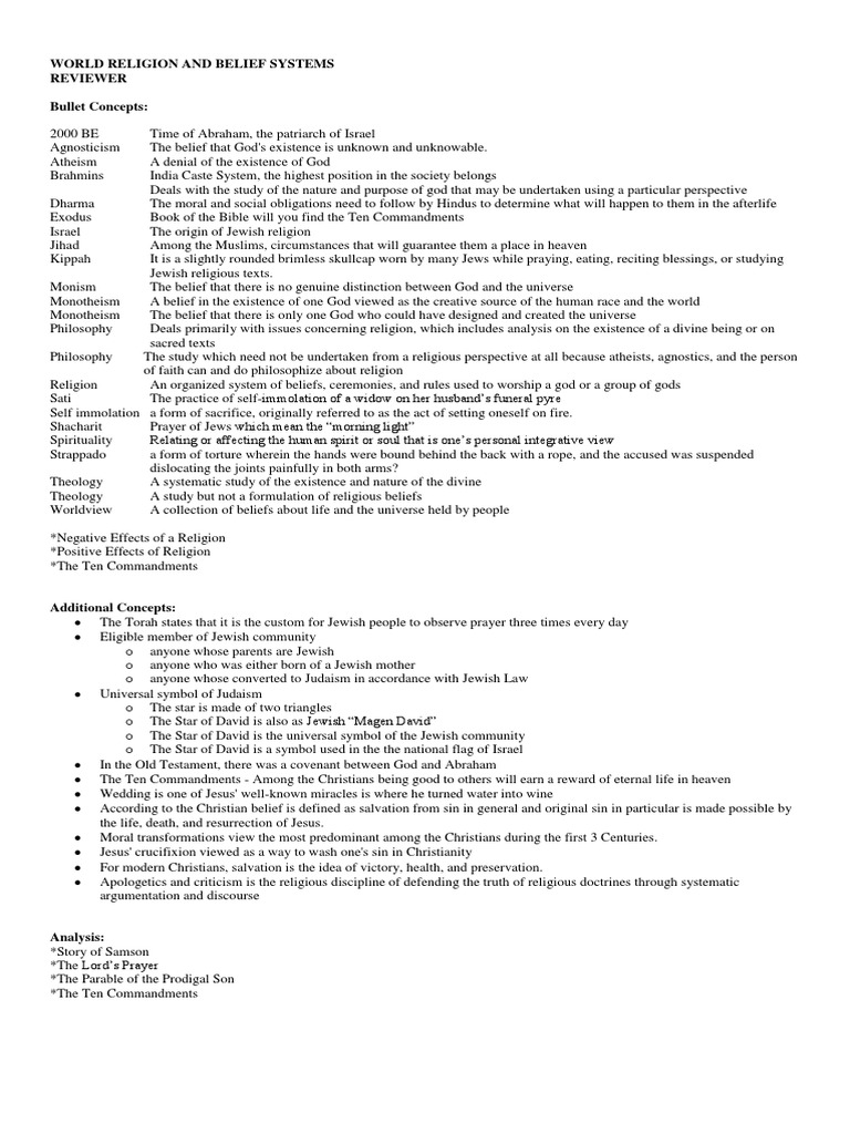 Wrbs PT 3q Reviewer | PDF | Salvation | Resurrection Of Jesus