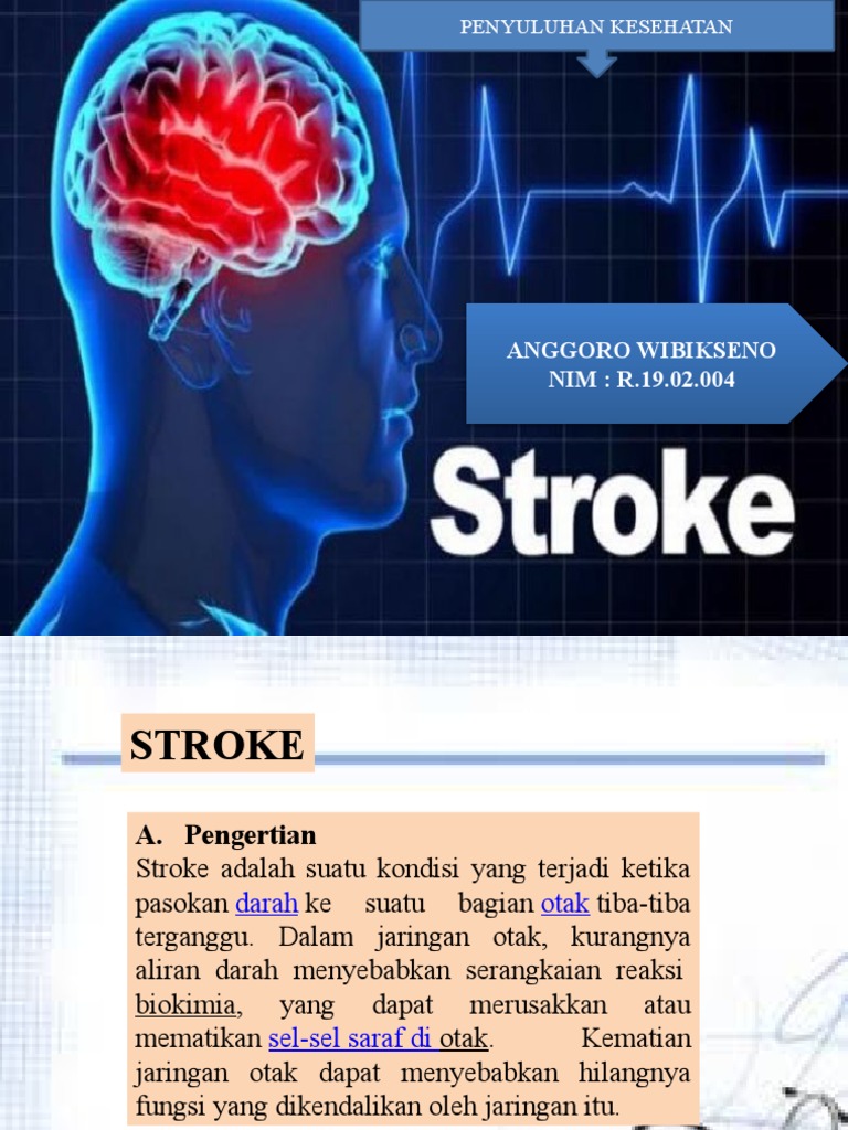 Anggoro Wibikseno r1902004 (Stroke) | PDF | Sains & Matematika
