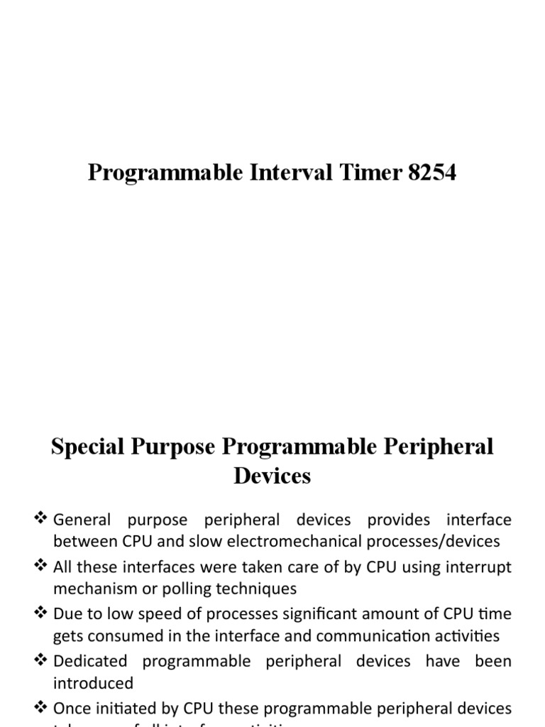 Programmable Interval Timer 8254 | PDF | Manufactured Goods | Computing
