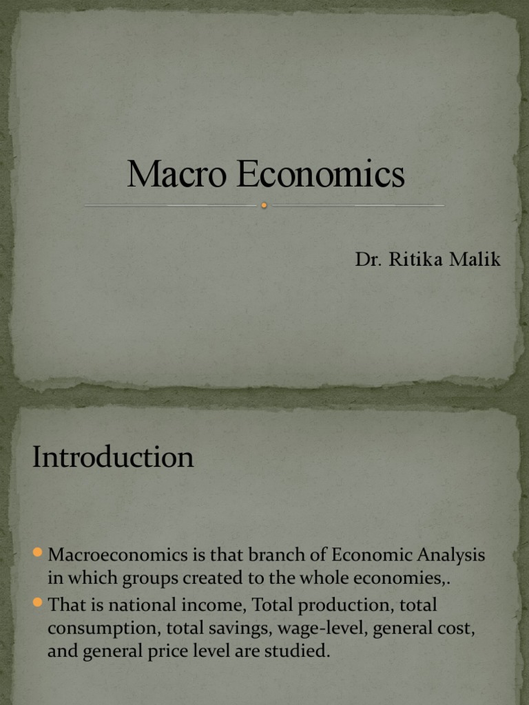 Understanding Macroeconomics Basics | PDF | Macroeconomics ...