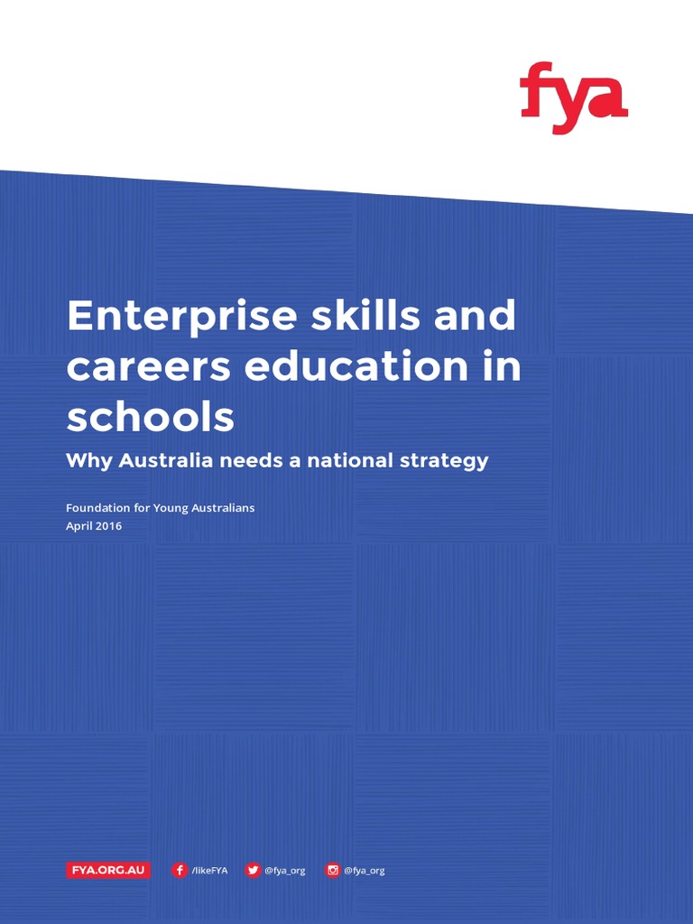 Enterprise Skills and Careers Education in Schools | PDF | Curriculum ...