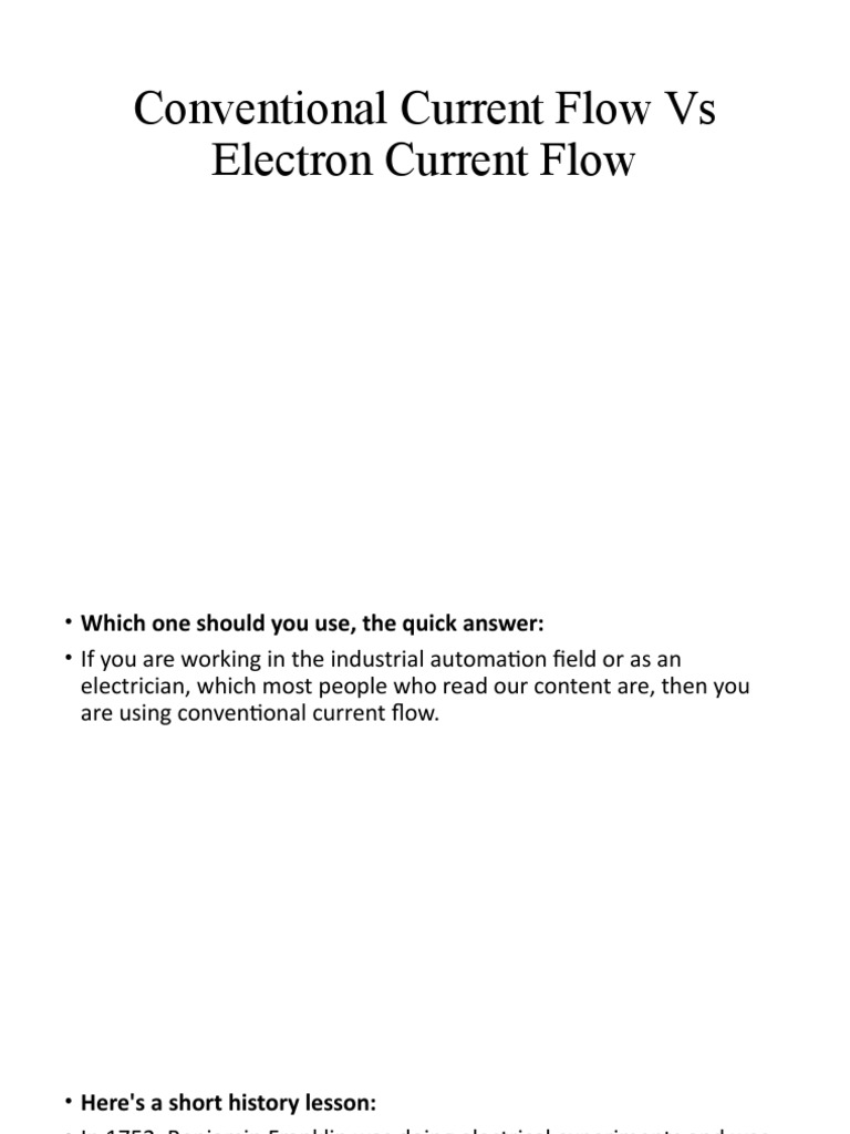 Conventional vs Electron Current Flow | PDF | Electric Current | Diode