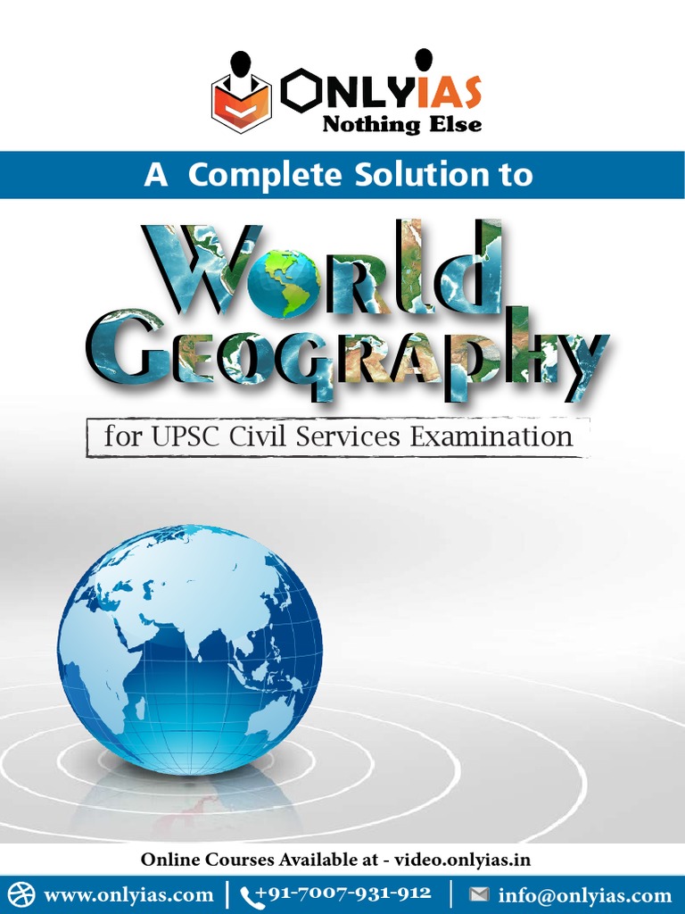 OnlyIAS - World Geography Through Maps | PDF