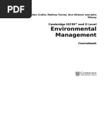 Cambridge IGCSE Environmental Management Coursebook | PDF