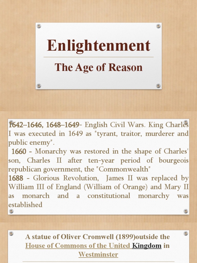 Enlightenment: The Age of Reason | Download Free PDF | Age Of Enlightenment