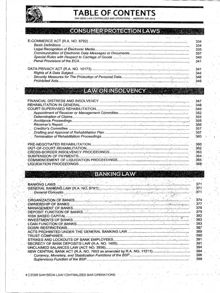 2019 Beda Memaid Mercantile Law Banking | Download Free PDF | Banks ...