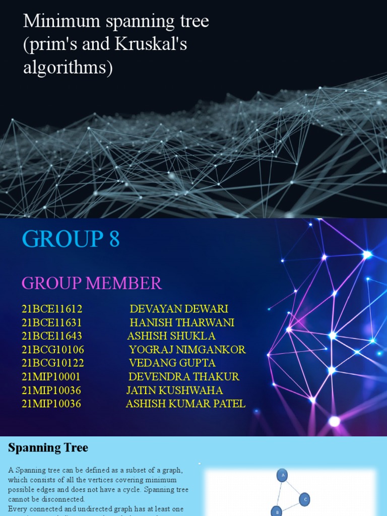 Minimum Spanning Tree (Prim's and Kruskal's Algorithms) | PDF | Mathematical Logic ...