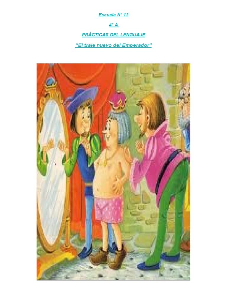 El traje nuevo del emperador: análisis y actividades | PDF | Clásicos