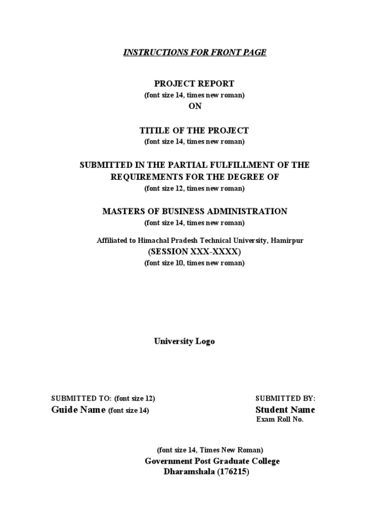 Project Report Sample | PDF | Marketing | Corporate Social Responsibility