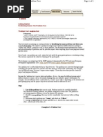 Problem Tree-Objectives Tree Template | PDF | Needs Assessment | Cognition