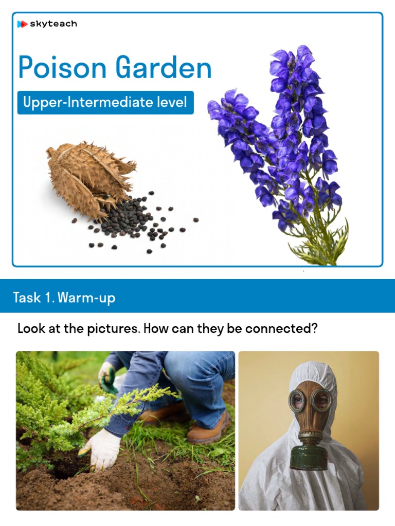 Poison Garden Worksheet | PDF