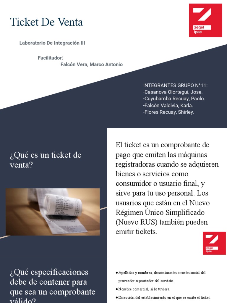 Ticket de Venta | PDF