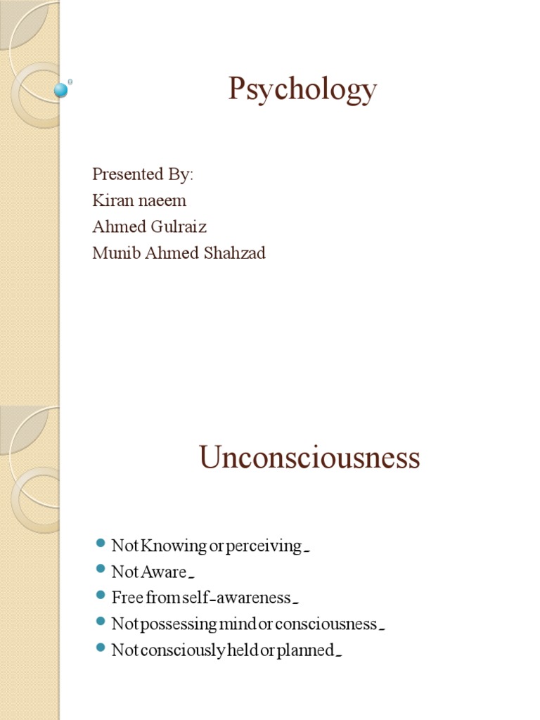 Exploring Theories of the Unconscious Mind and the Nature of Dreams ...