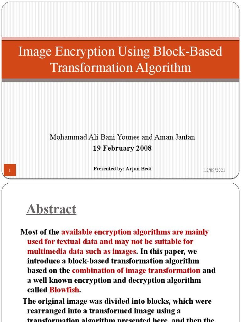 Presentation 1 Blowfish Transformation | PDF | Cyberwarfare | Cryptography
