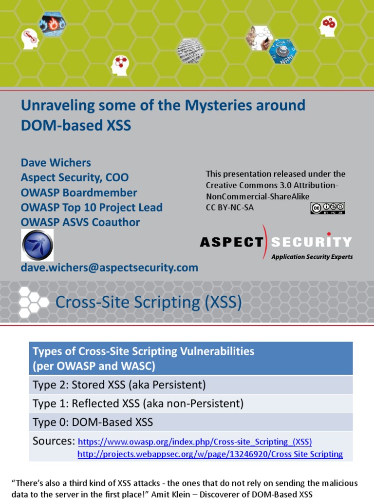 Unraveling the Mysteries of DOM-based Cross-Site Scripting | PDF | Java ...