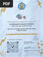 Guidelines and Mechanics of The Spelling Bee Competition | PDF | Spelling | Human Communication