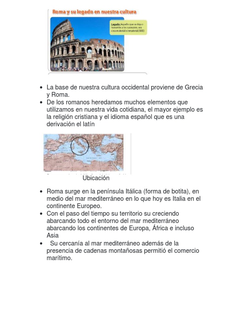 Imperio Romano Resumen | PDF | Roma antigua | imperio Romano