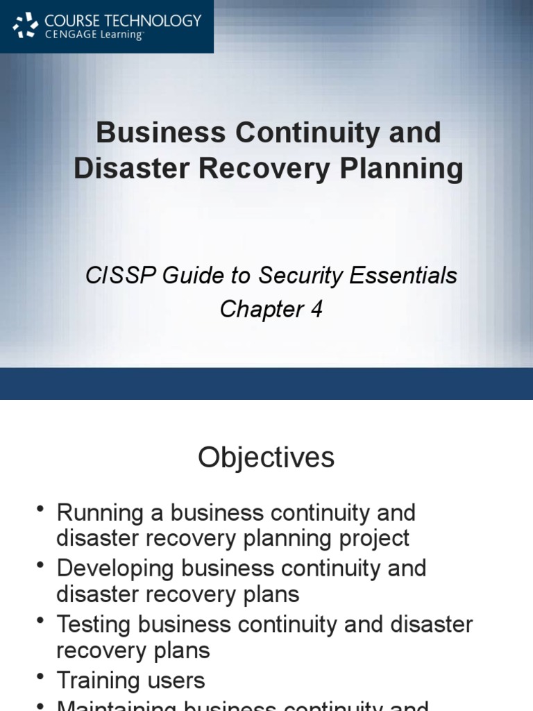 Business Continuity and Disaster Recovery Planning: CISSP Guide To Security Essentials | PDF